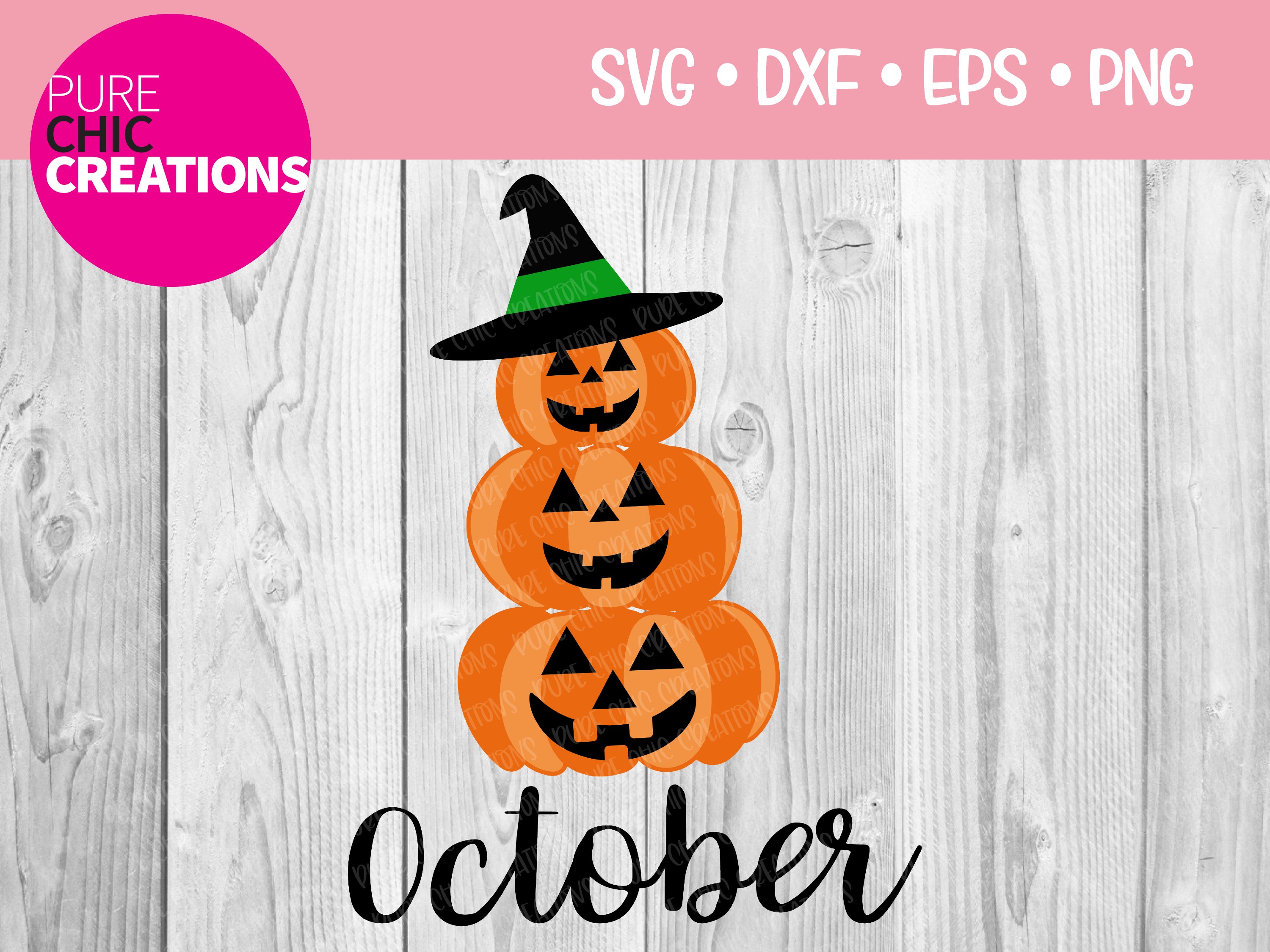 Fall SVG|October|Fall Month SVG|SVG DXF PNG EPS|Halloween