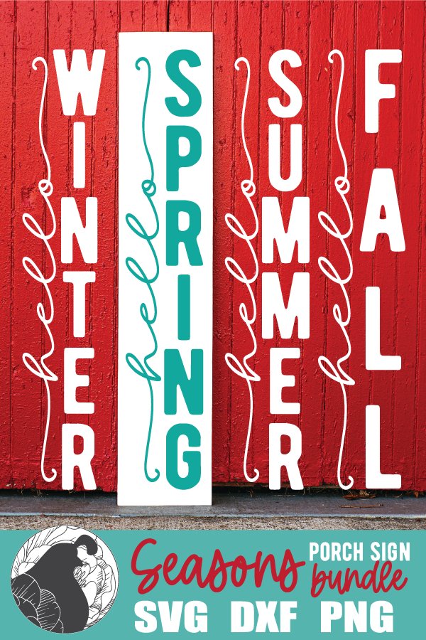 Seasons Porch Sign SVG Bundle