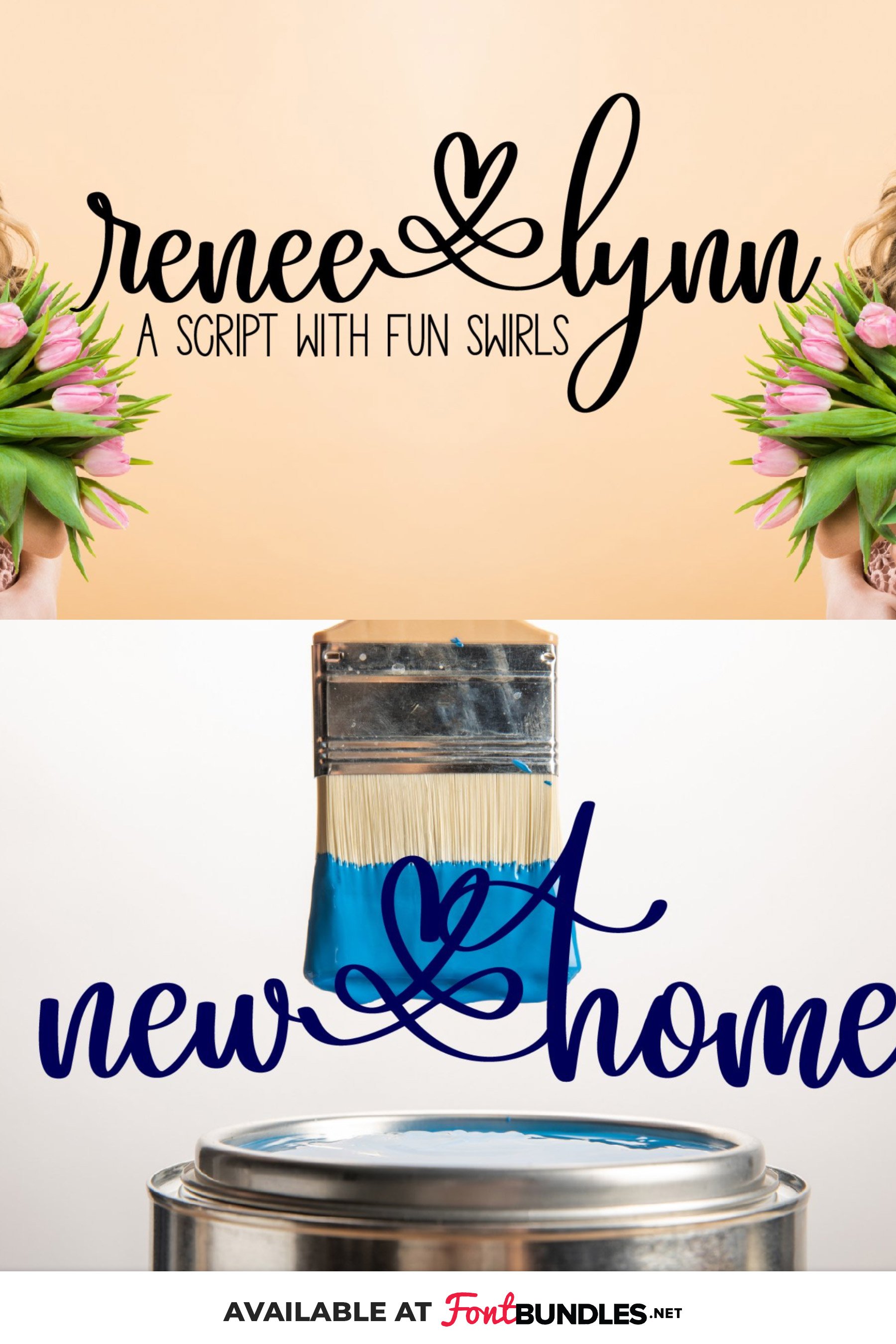 Renee Lynn - A Script With Fun Swirls and Swooshes