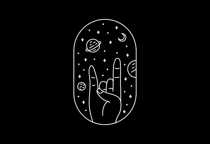 Hand in Space 1