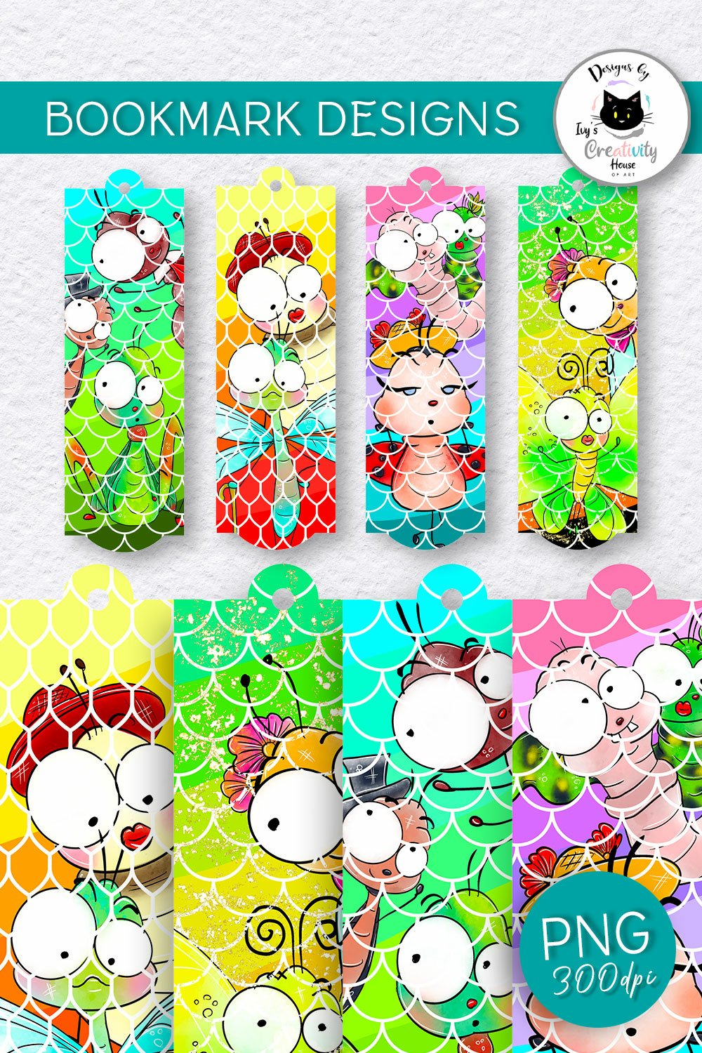 Funny Garden Bookmarks | Cute Animal Bookmark Designs