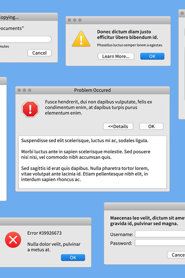 Modern pc window. User interface design, app web browser. Sy