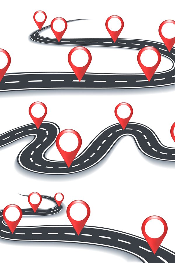 Road map information symbols