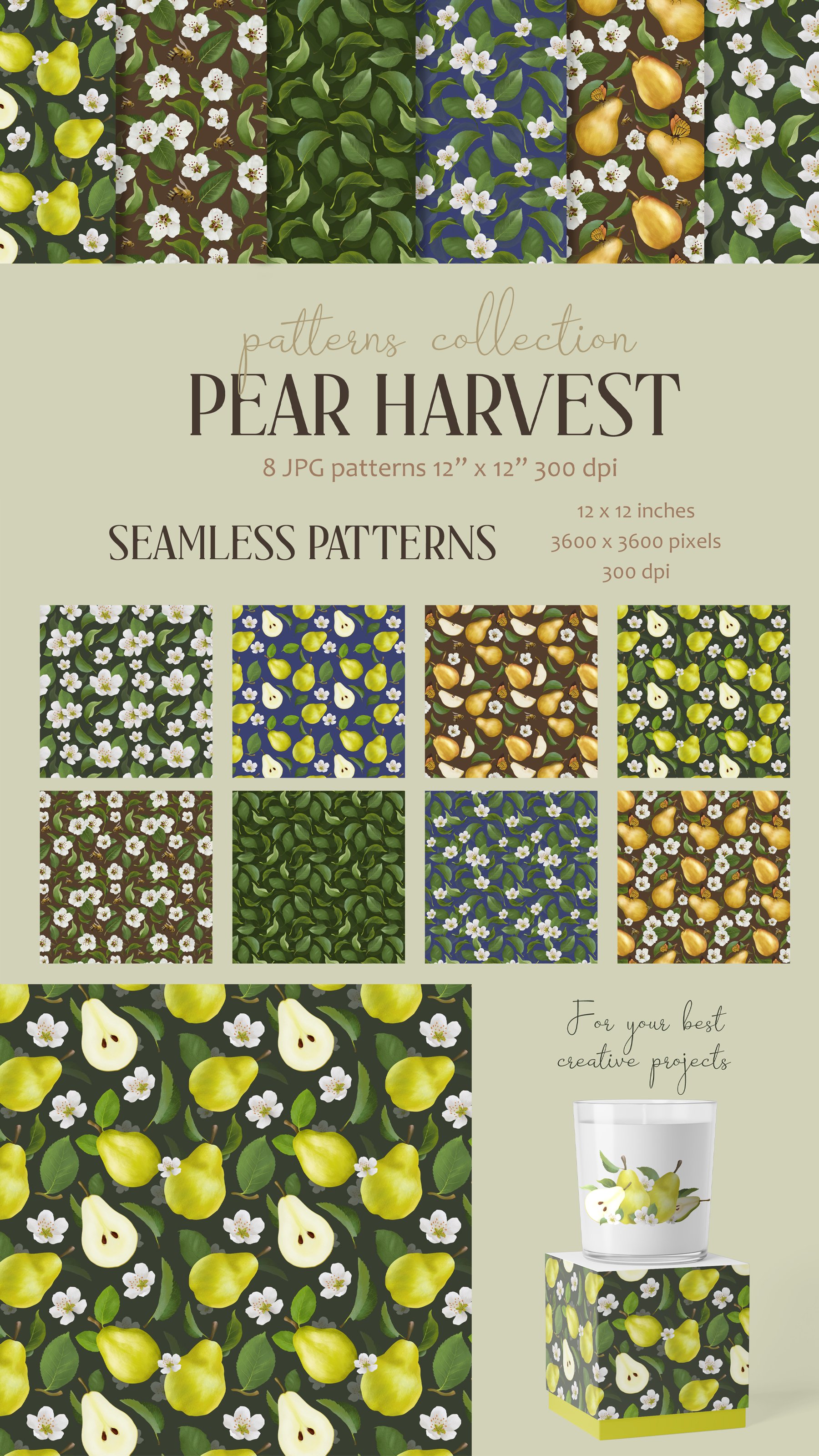 Pear harvest patterns