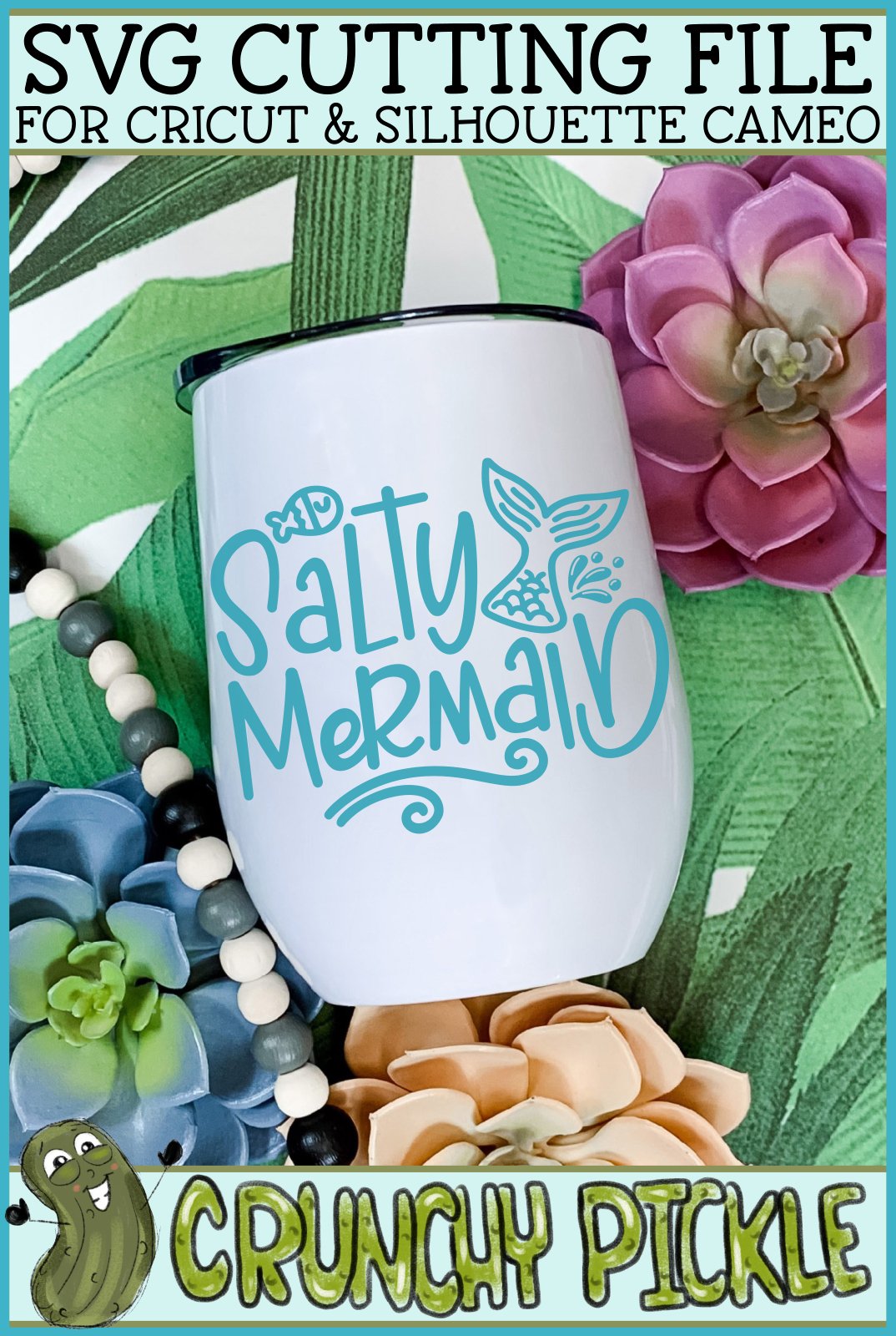Salty Mermaid SVG File