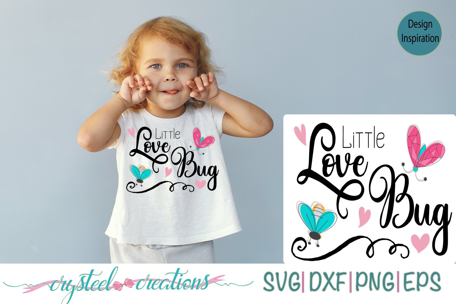 Little love bug Design PNG DXF SVG EPS