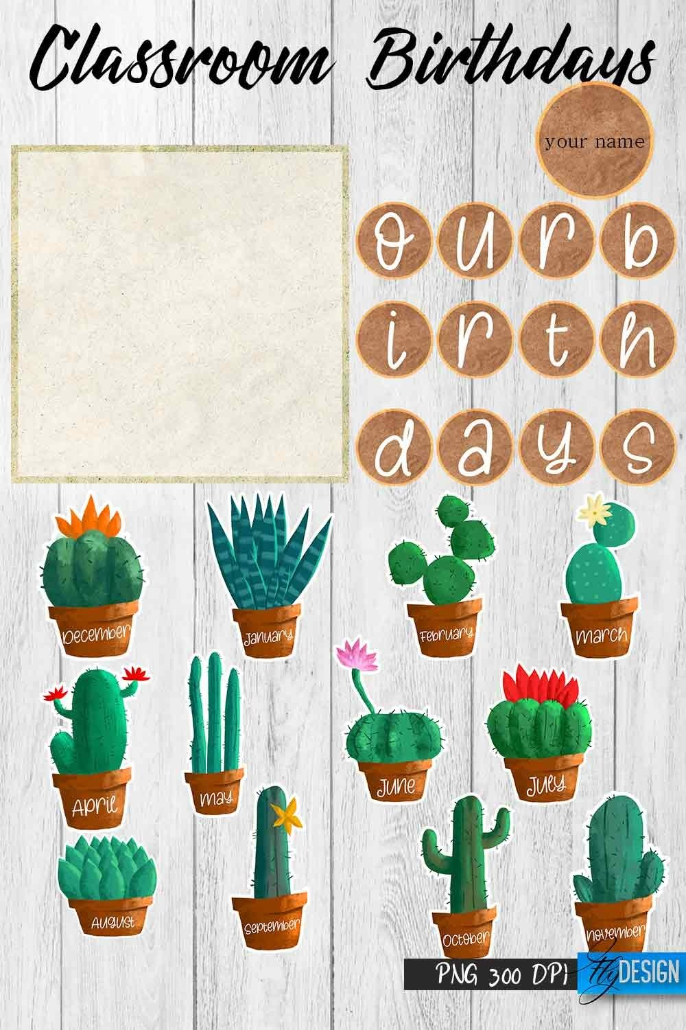 Classroom Birthdays PNG | Classroom PNG Design | (3074780)