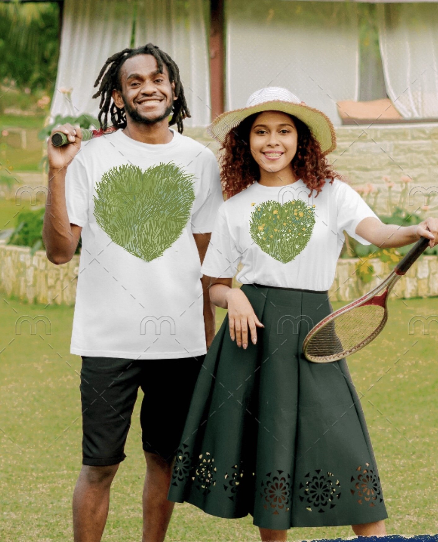 Couple design.Summer Sublimation.