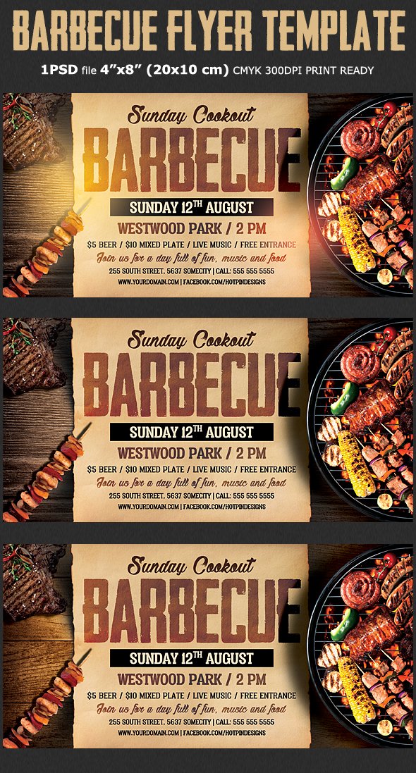 Barbecue Bbq Flyer Template (754326)