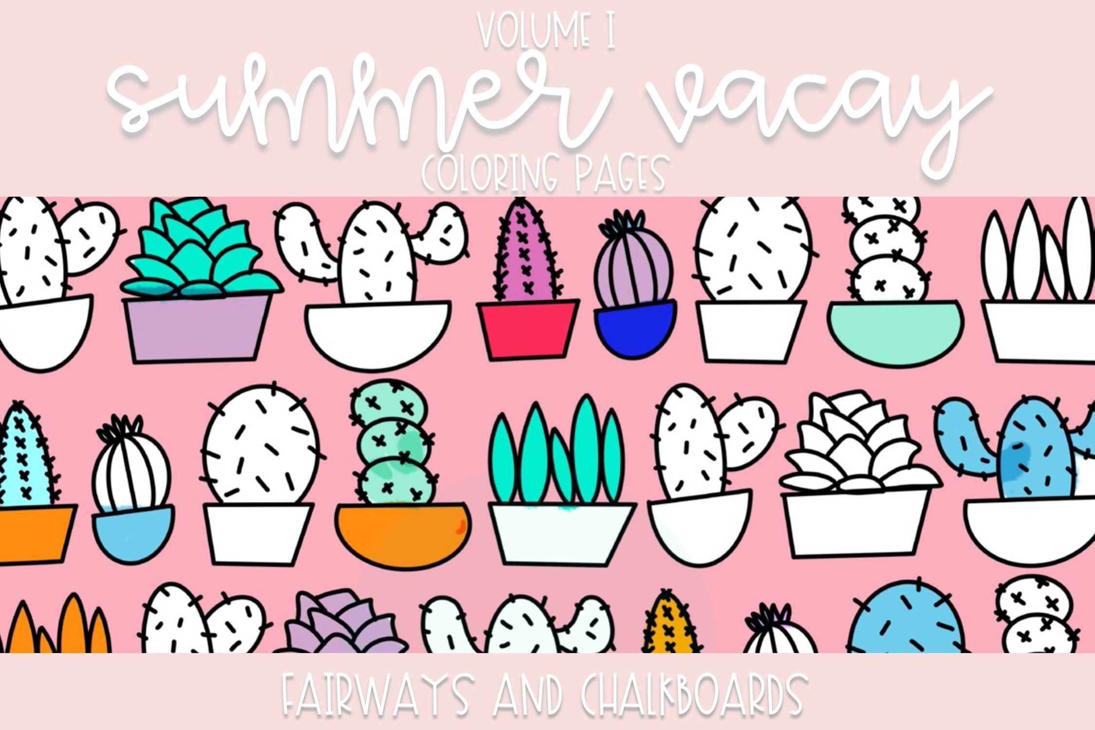 Summer Vacay Coloring Pages