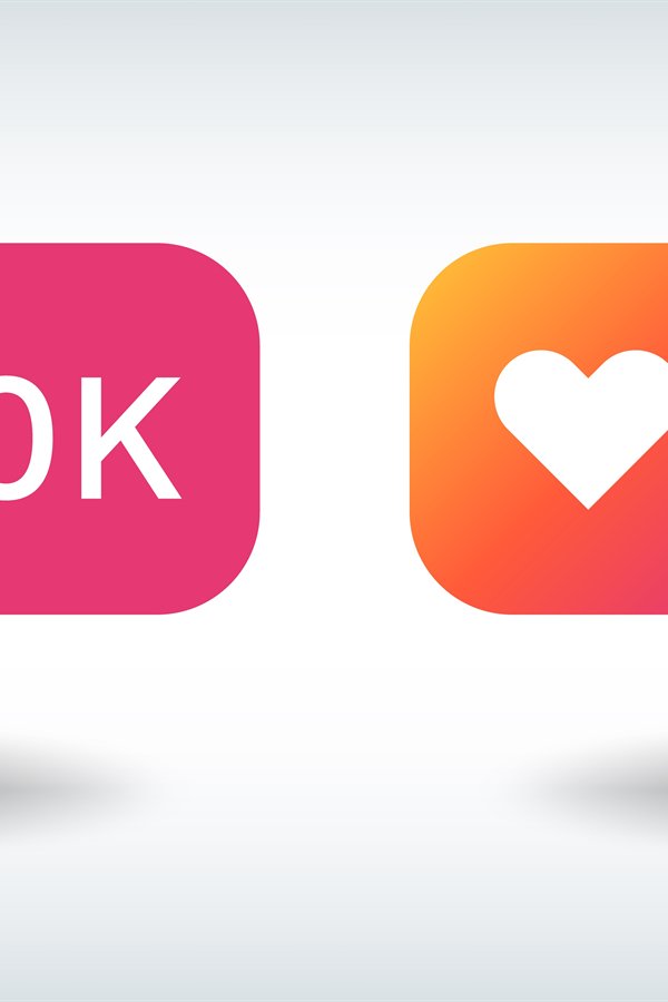 Counter Notification Icon. Social media gradient bulb with 1