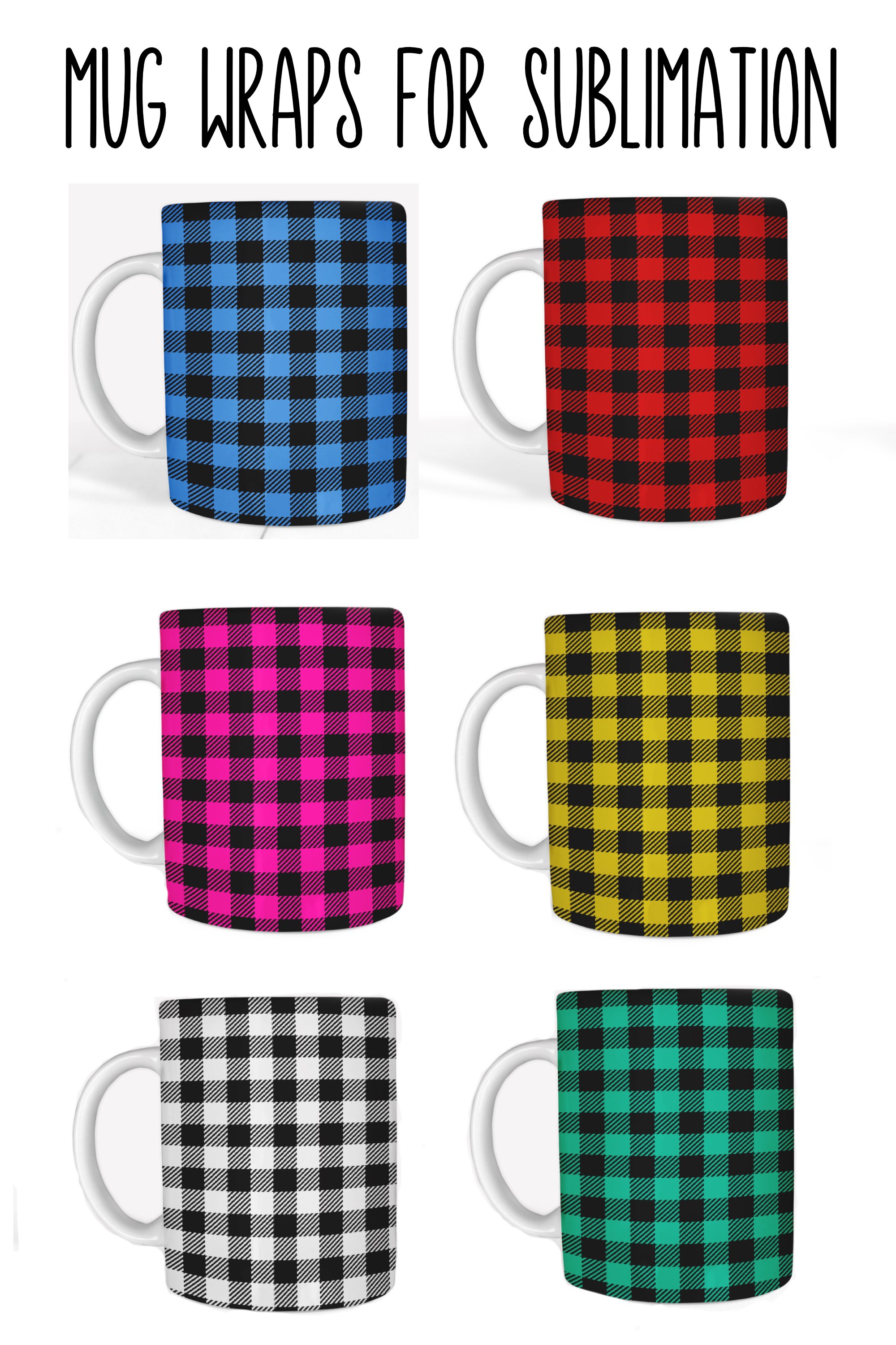 Buffalo Check Mug Wrap Bundle