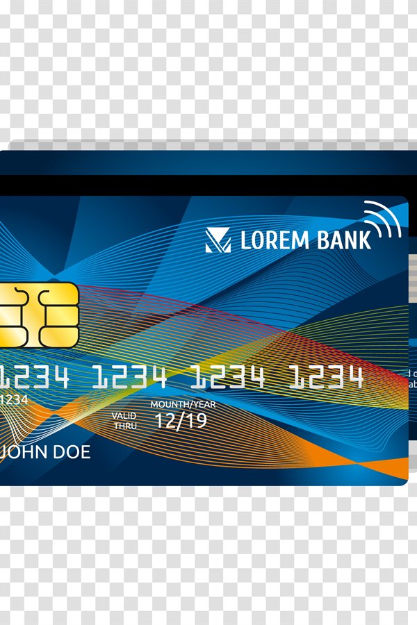 Credit debit card. Business or corporate design. Private e-m