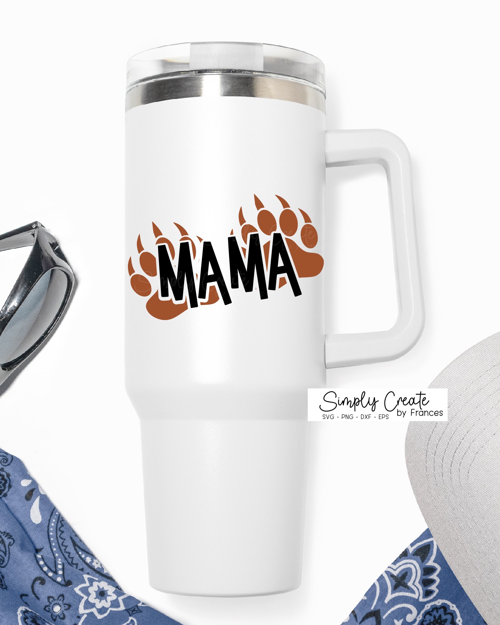Mama SVG | Bear Paws | Mother's Day
