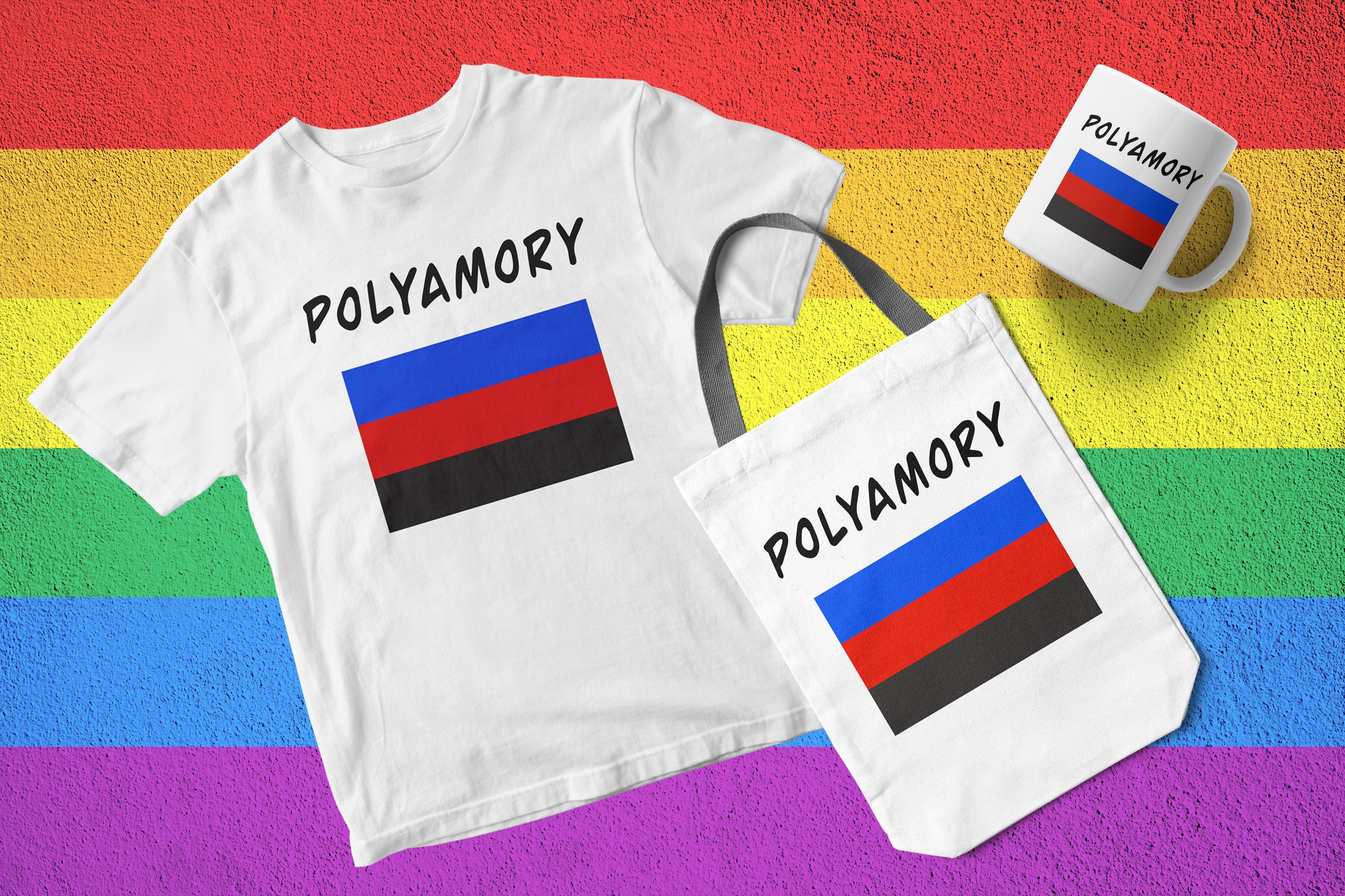 Polyamory flag LGBTQ Pride | Polyamory SVG | LGBTQ SVG