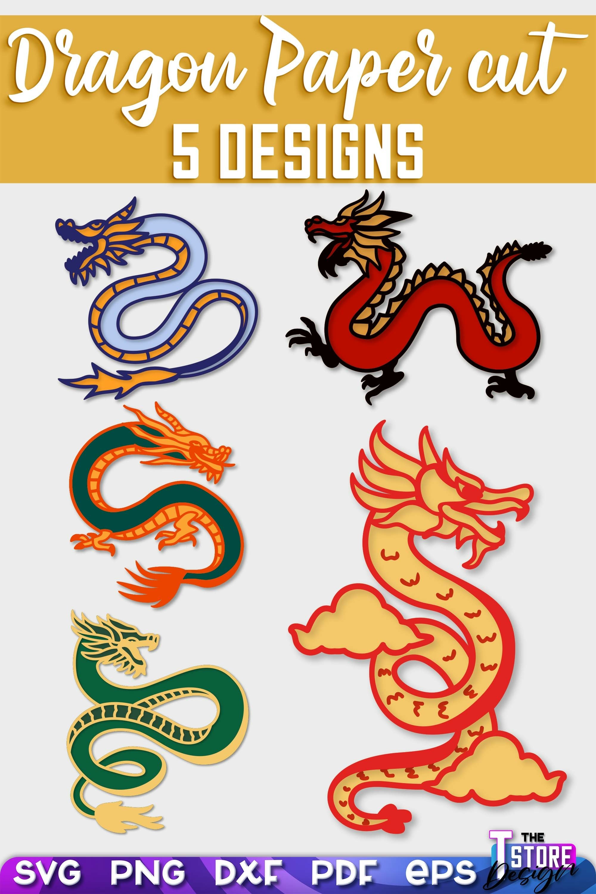 Papercut Dragon| Fantasy Paper Cut Dragon | (2997035)