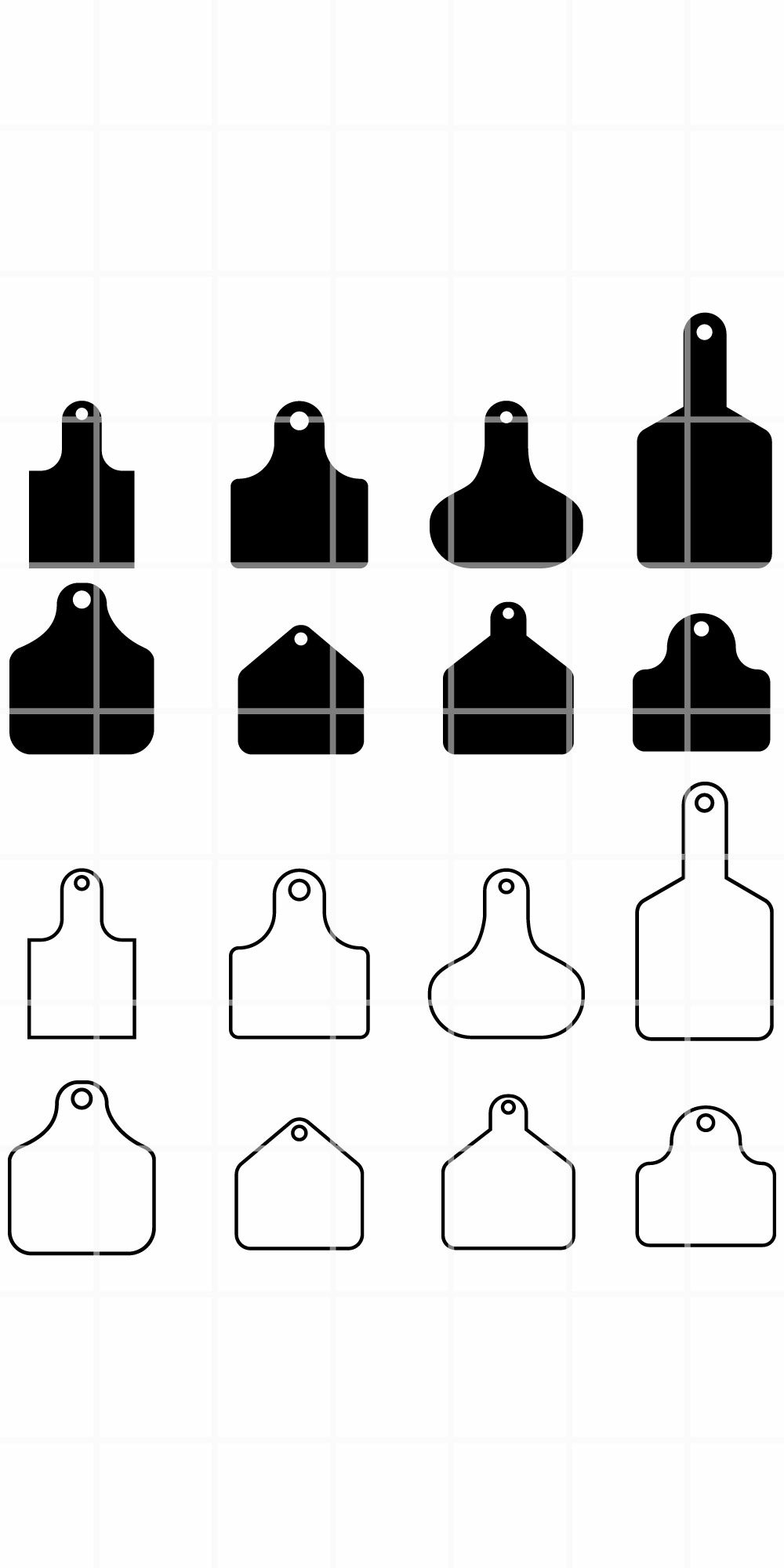 Ear Tag VSG. Cow Tag svg. Ear Tag png. Ear Tag clipart.