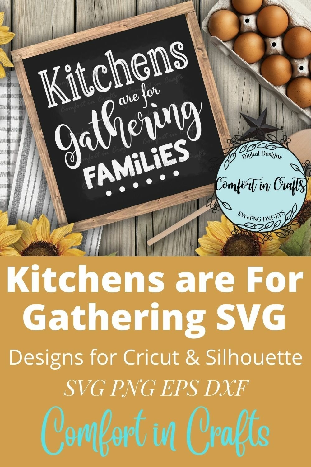 Kitchens are for Gathering Families SVG (1151755)