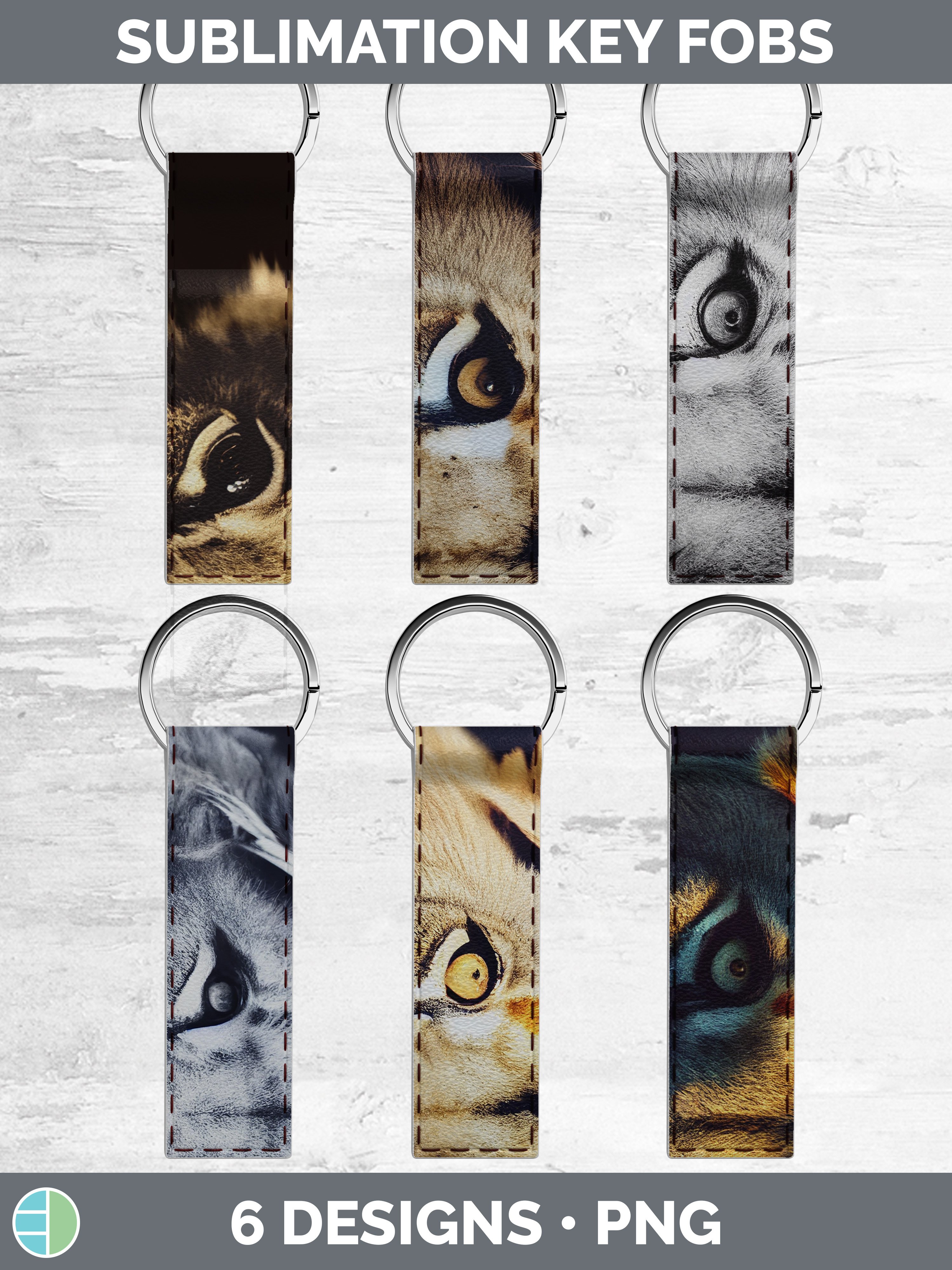 Lion Key Fob | Wristlet Sublimation