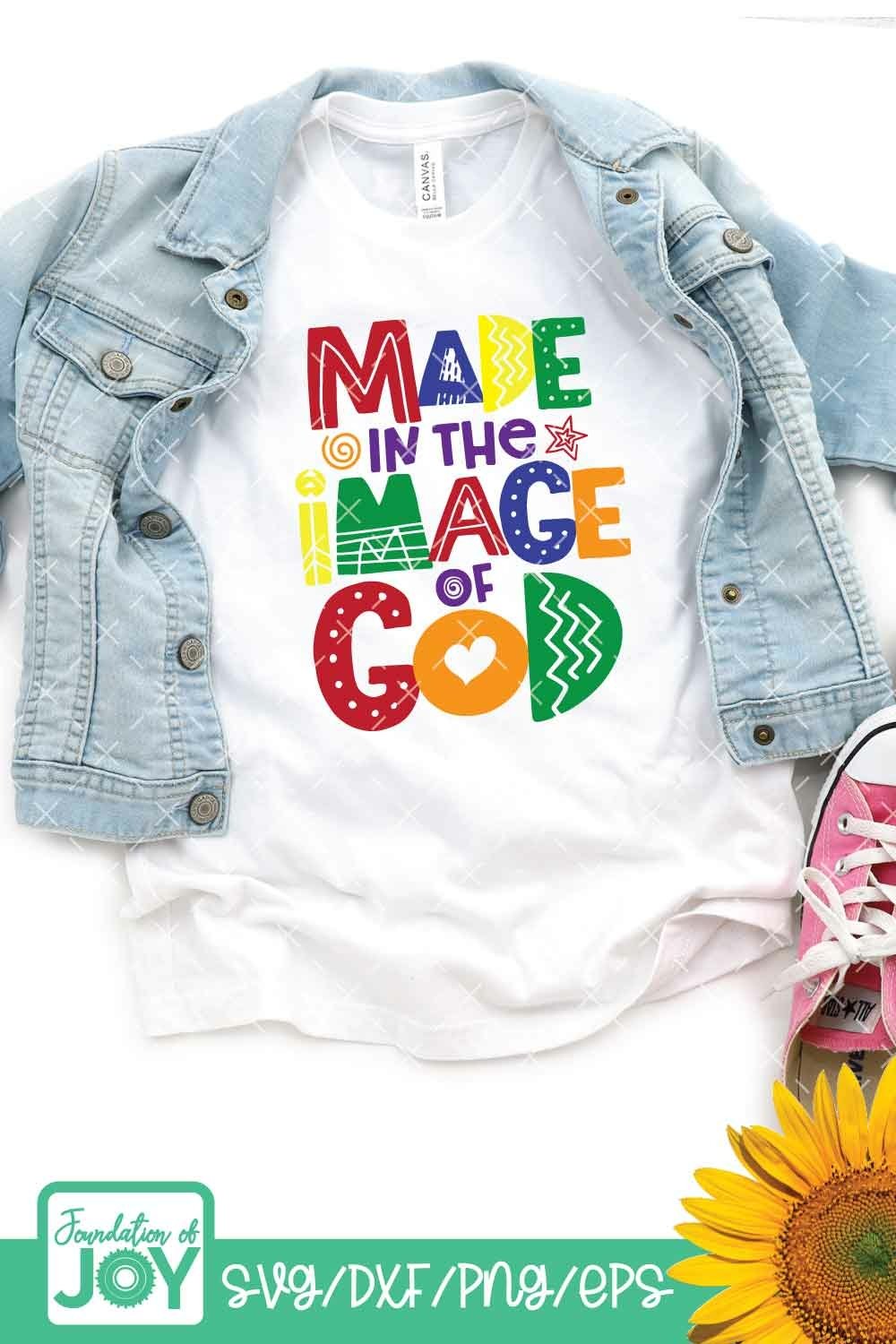 Made in the image of God, Christian Kids svg