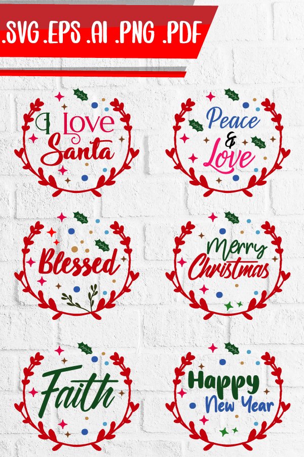 Christmas Text Rounded 3 - Svg Eps Png Ai