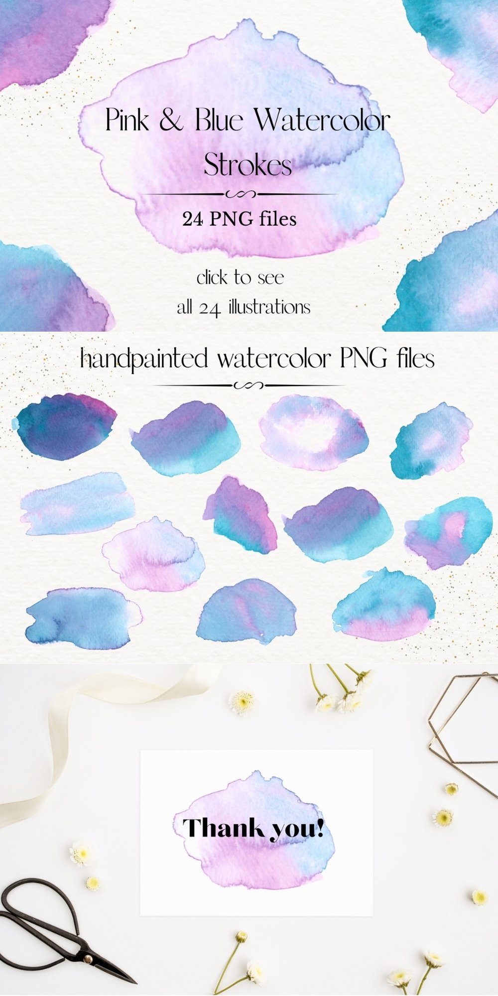 Candy Watercolor watercolor brush stroke