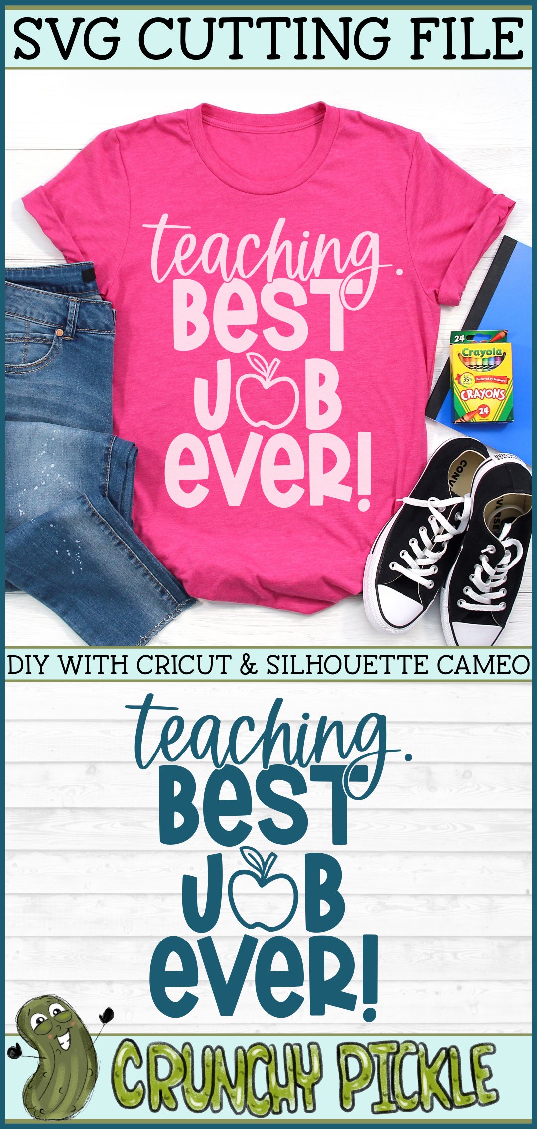Teaching Best Job Ever Teacher SVG File