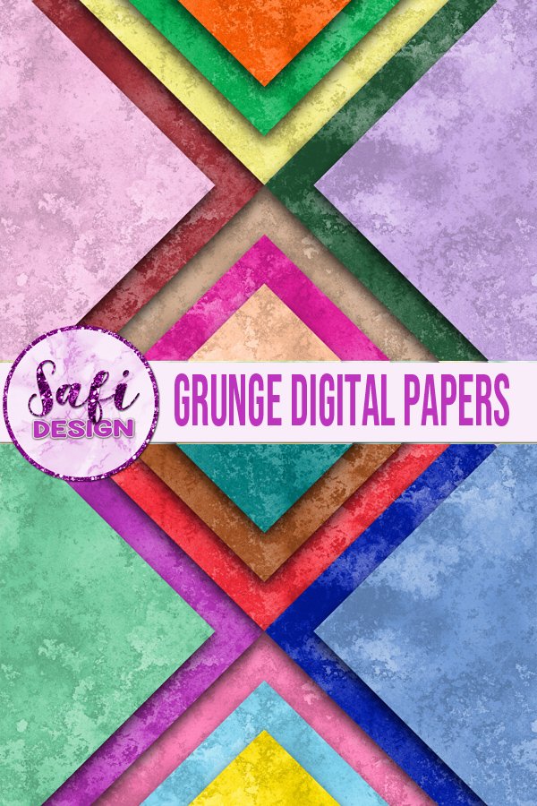 Grunge Digital Paper Backgrounds