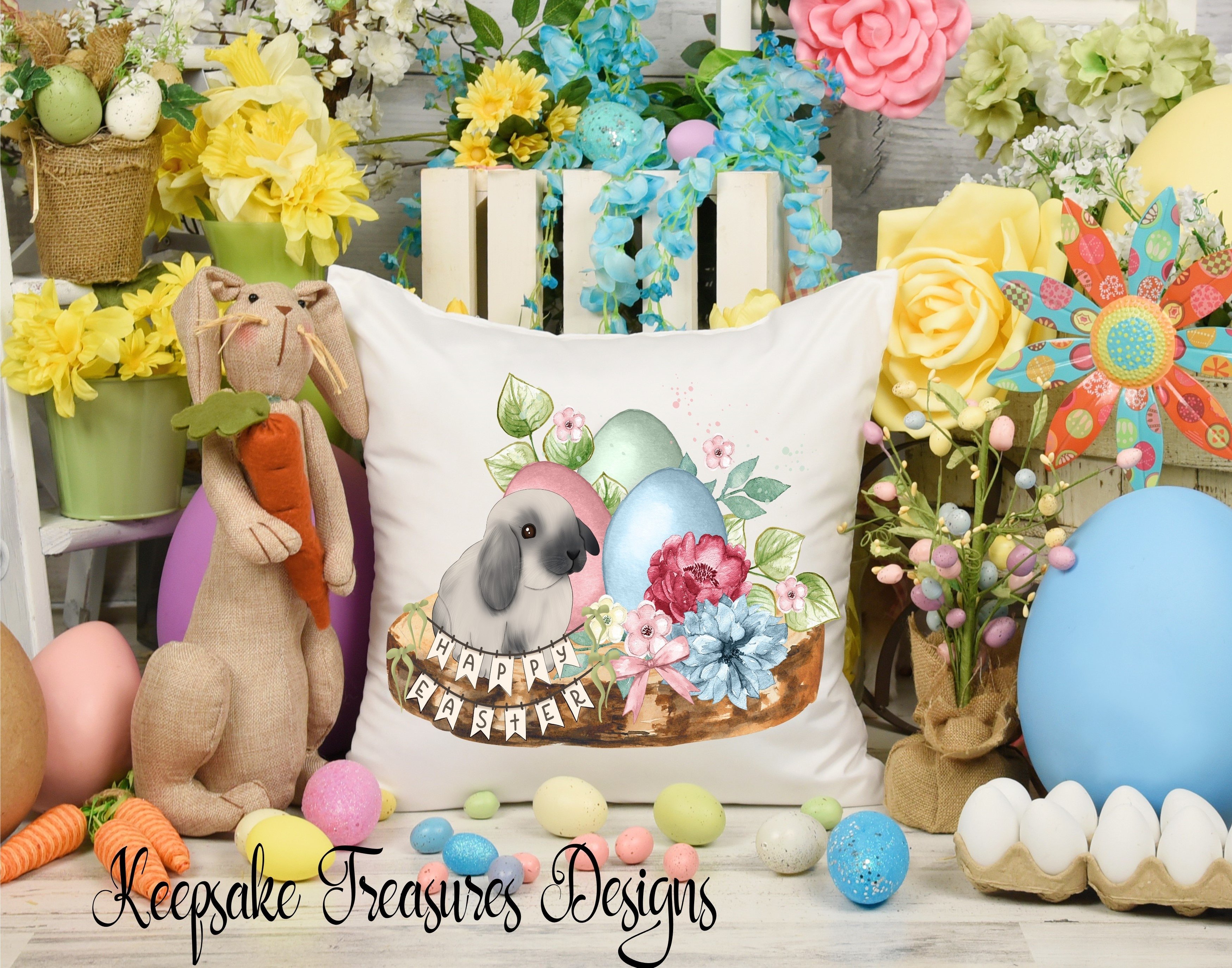 Happy Easter, Sublimation Design (1130423)