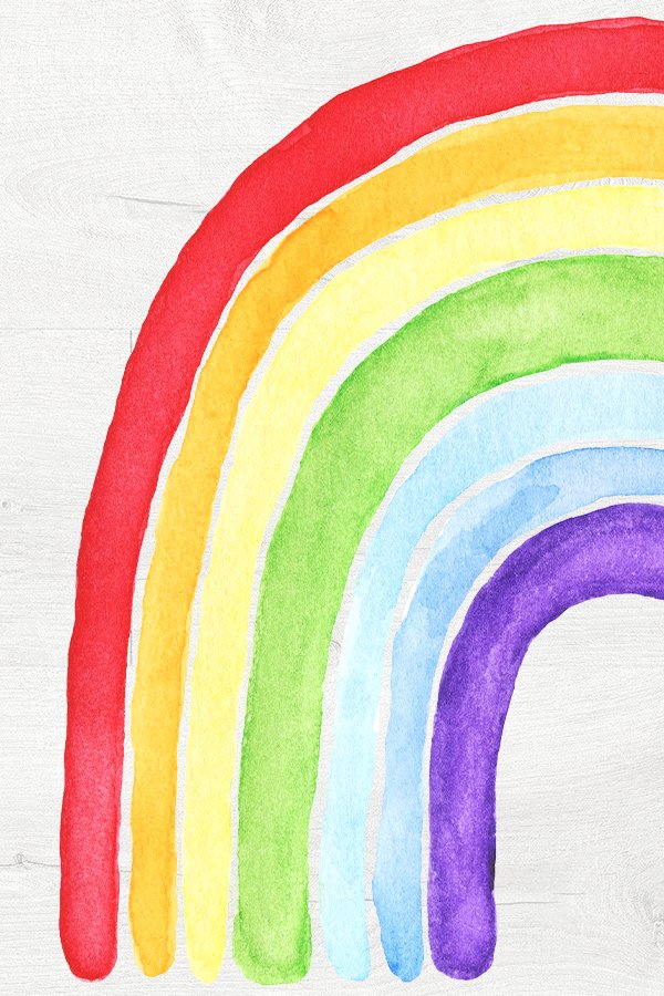 Watercolor PNG Clipart Rainbow.Transparent (637228)