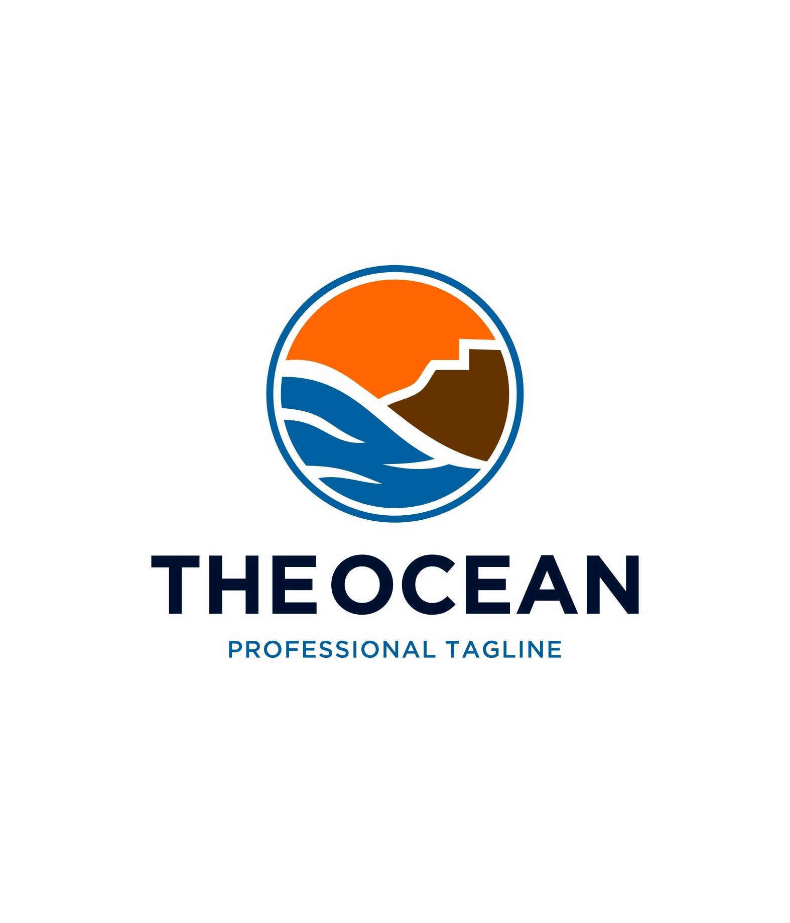 Ocean Logo Designs Vector