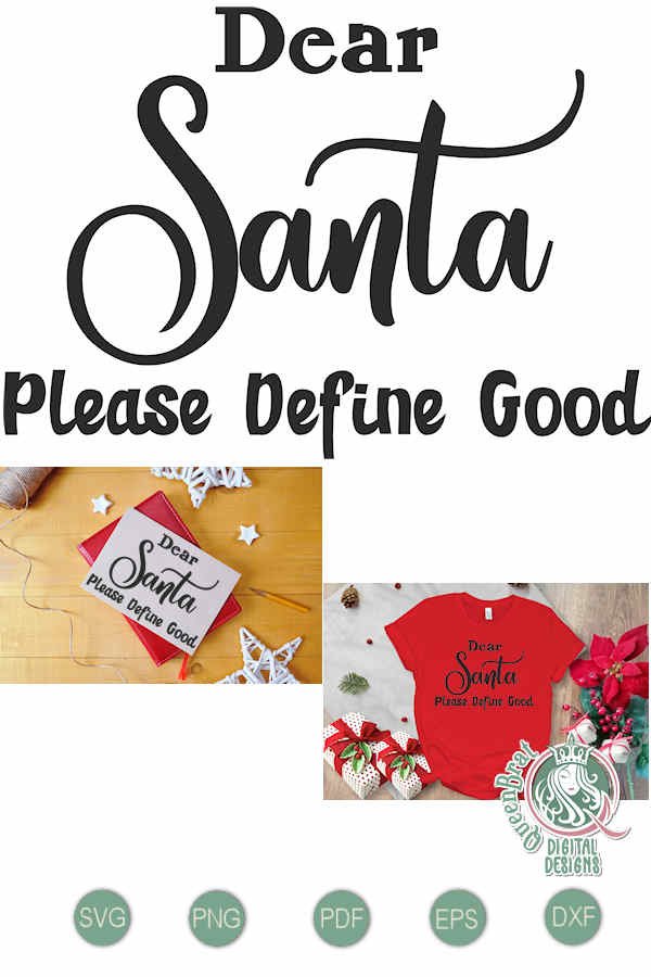 SVG | Dear Santa Please Define Good