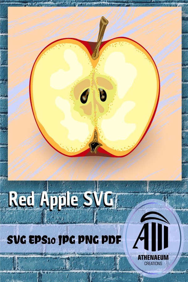 Apple SVG. Apple fruit sublimation. (891586)