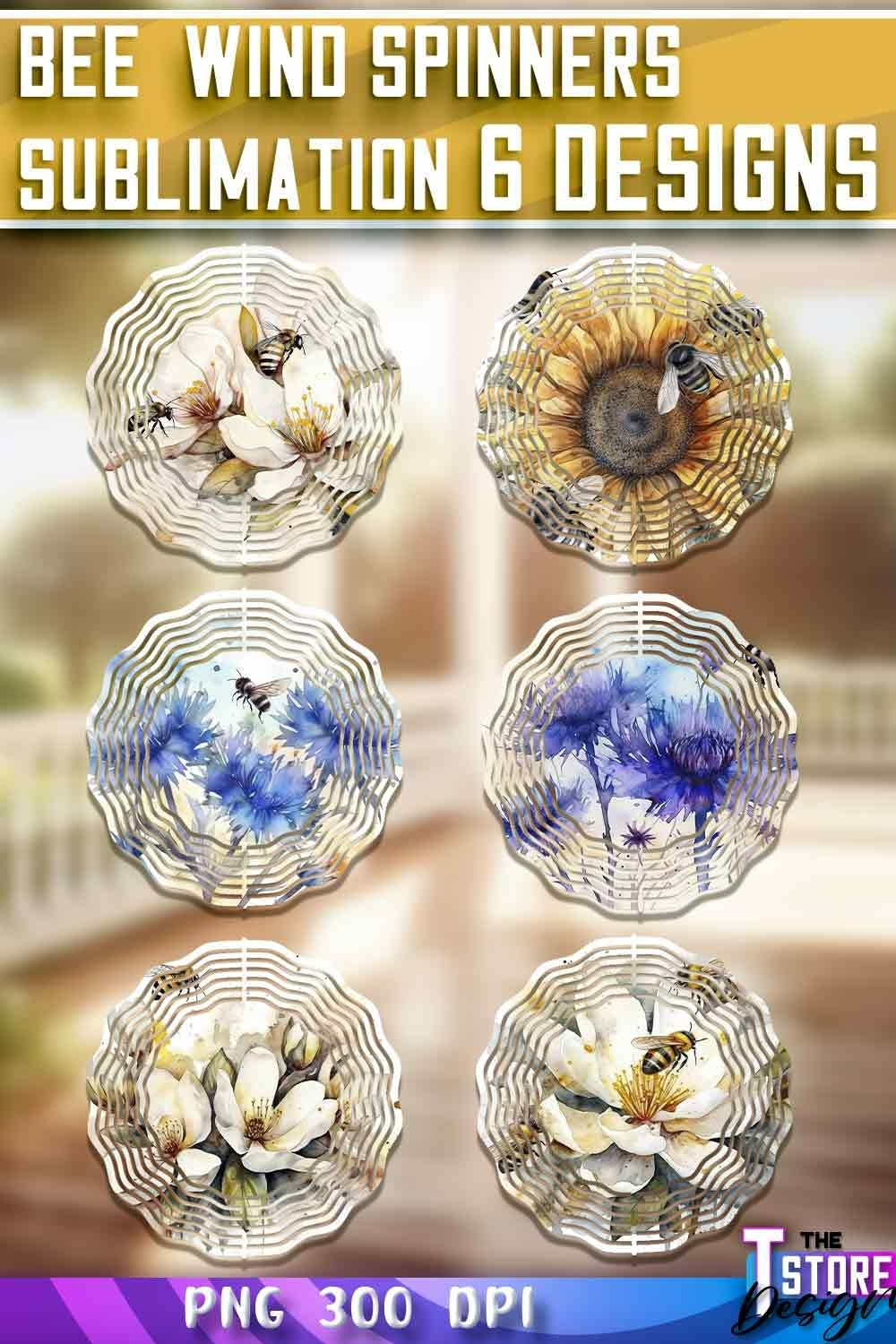 Bee Wind Spinners Sublimation|Bee Kind Wind (2780678)