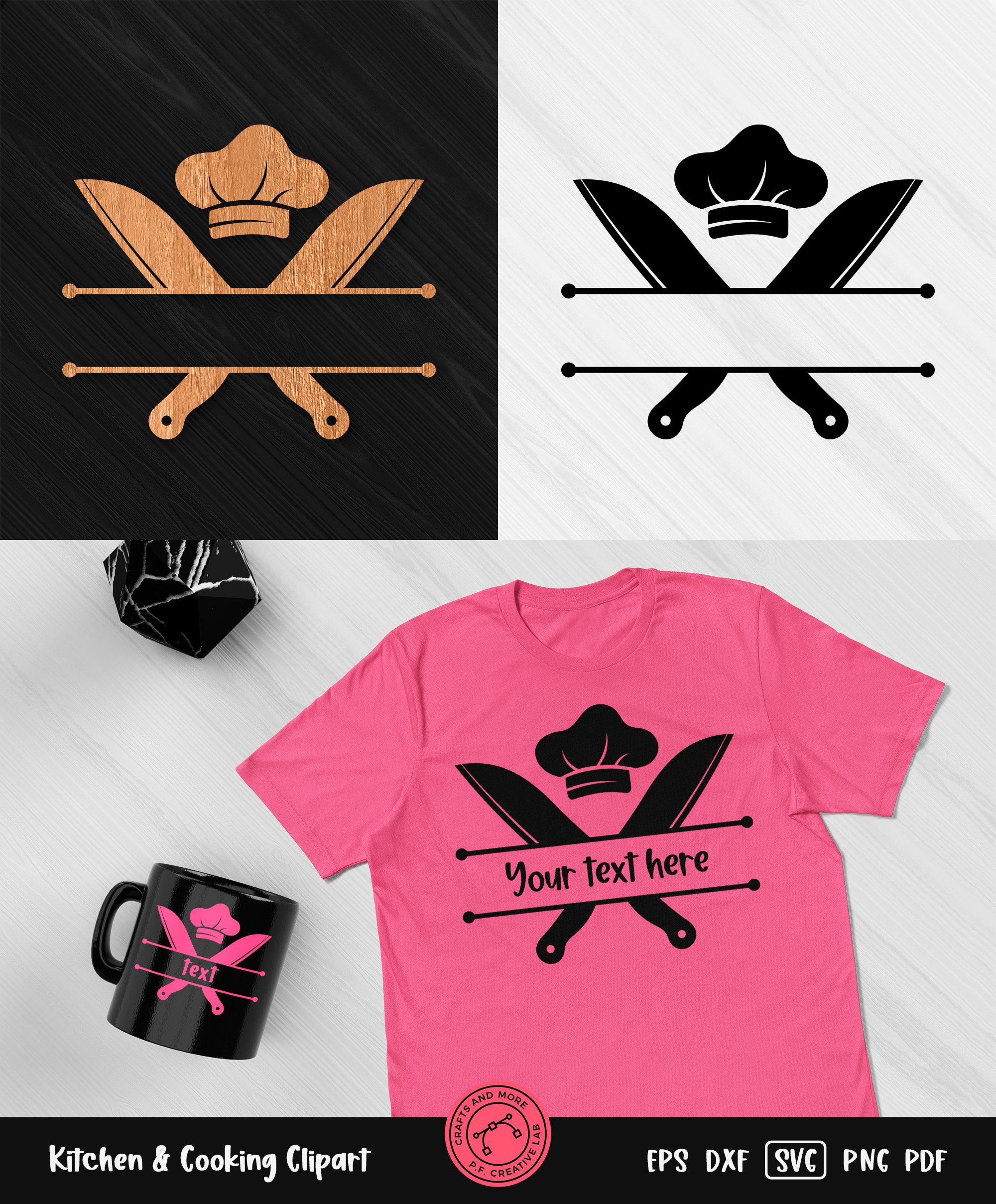 Chef Knives Split Monogram