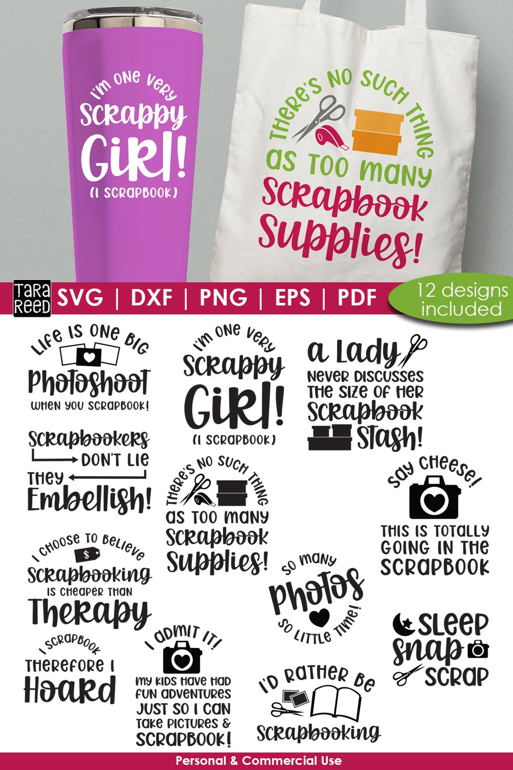 Scrapbooking SVG and Cut Files for Crafters