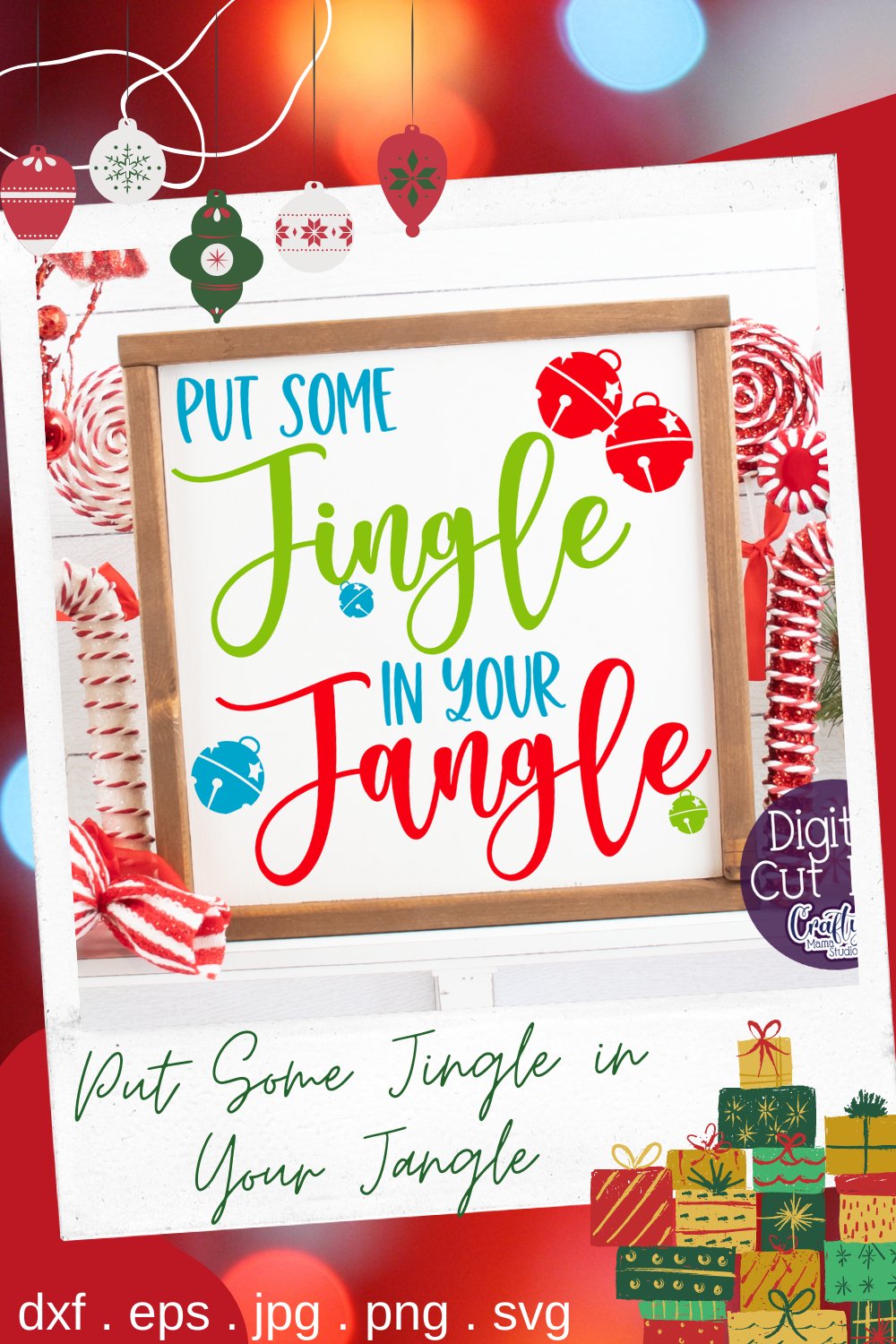 Put Some Jingle In Your Jangle Christmas Farmhouse Sign Svg