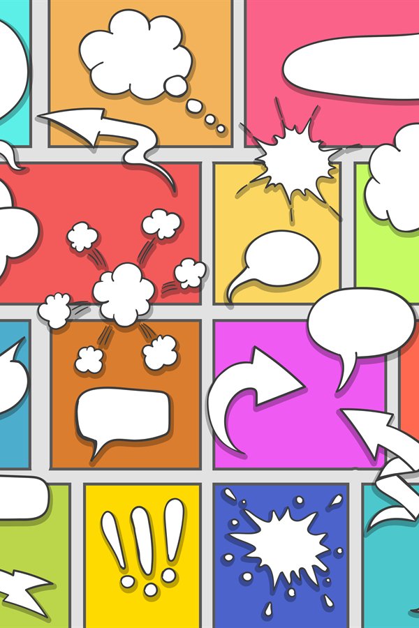 Comic strip background