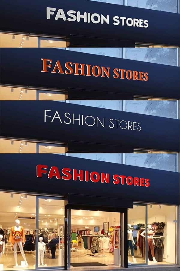 Storefront Sign Mockup-4 PSD Templates