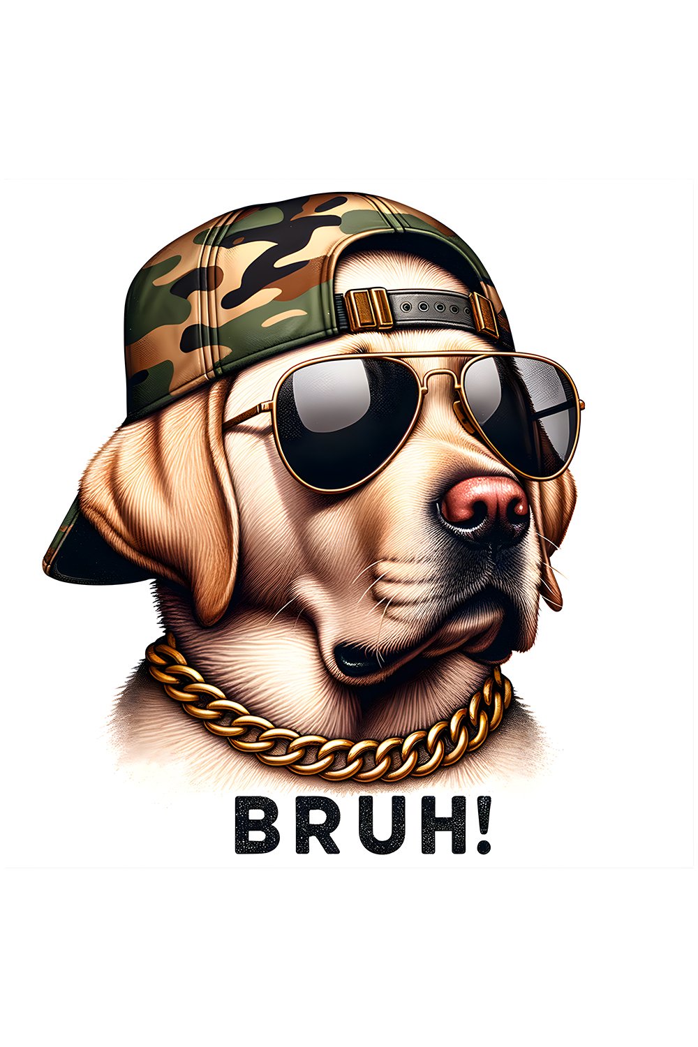 Bruh Dog Sublimation Design (3689544)