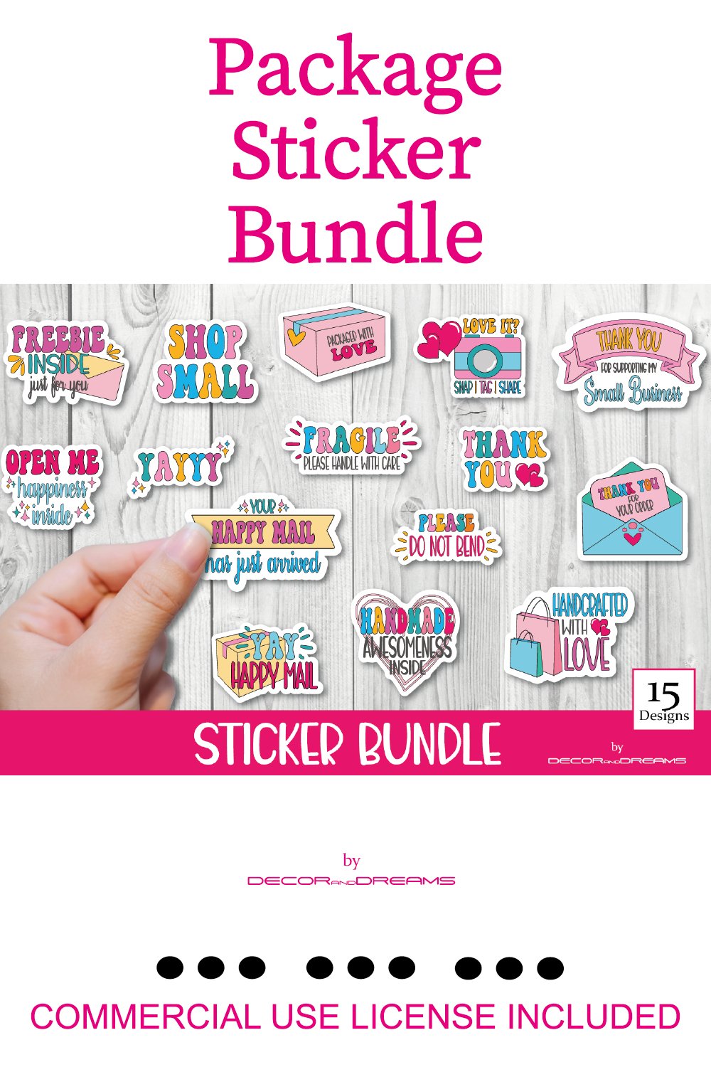 Cute Packaging Stickers | Small Business Stickers