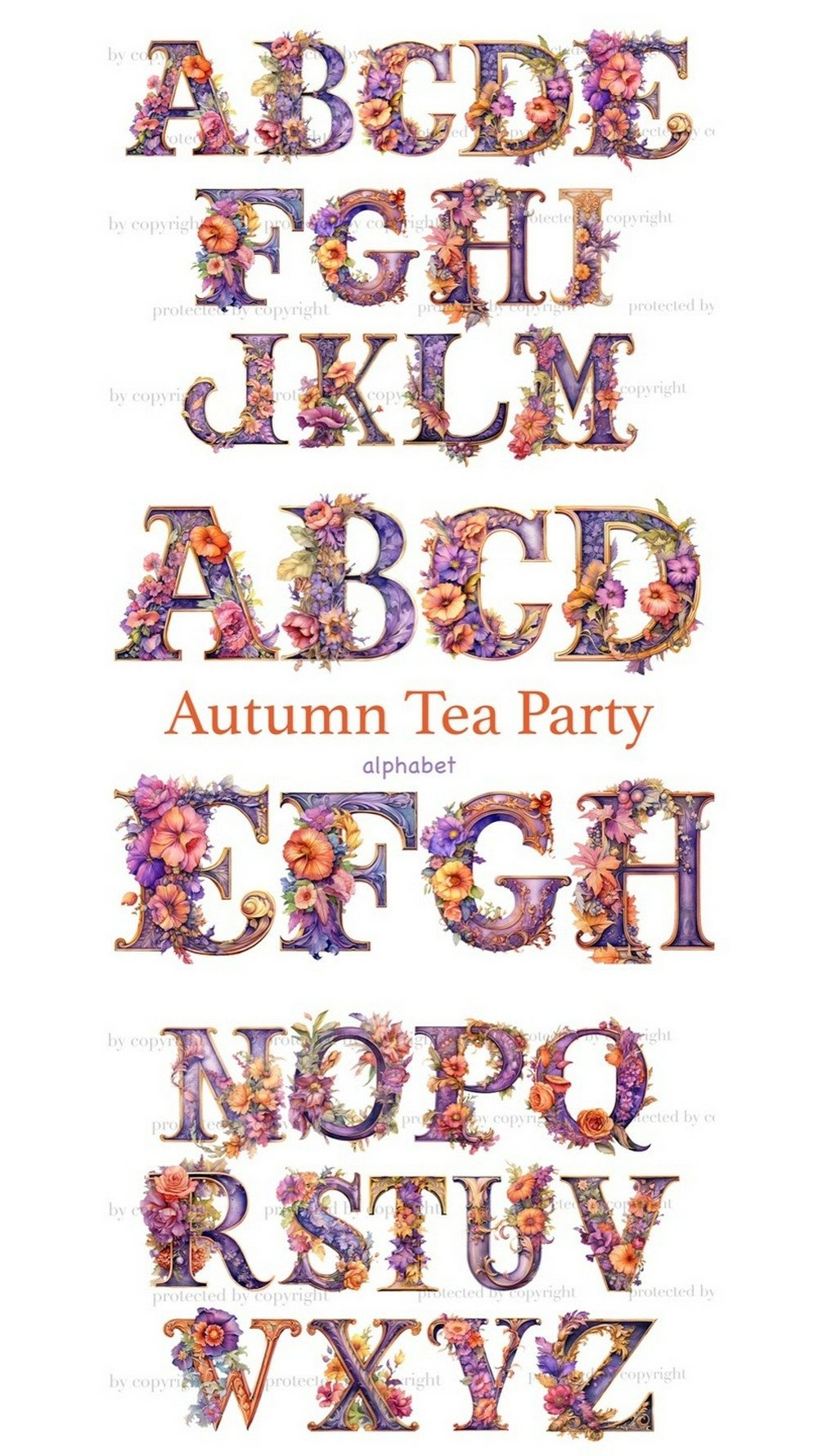 Autumn Alphabet Bundle | Halloween Letters