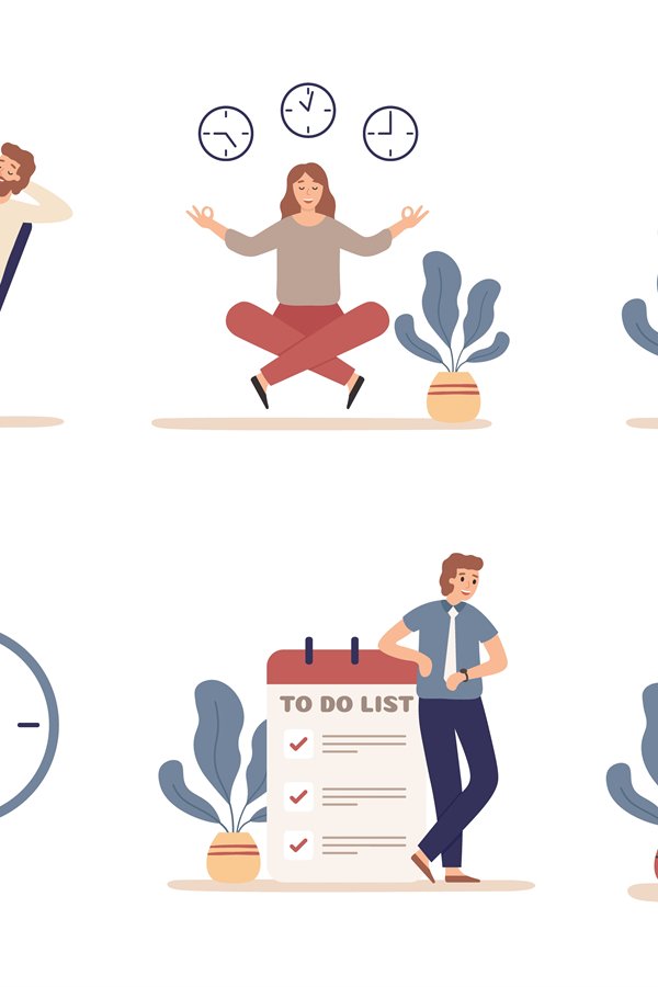 Working time planning. Work schedule, organize works product