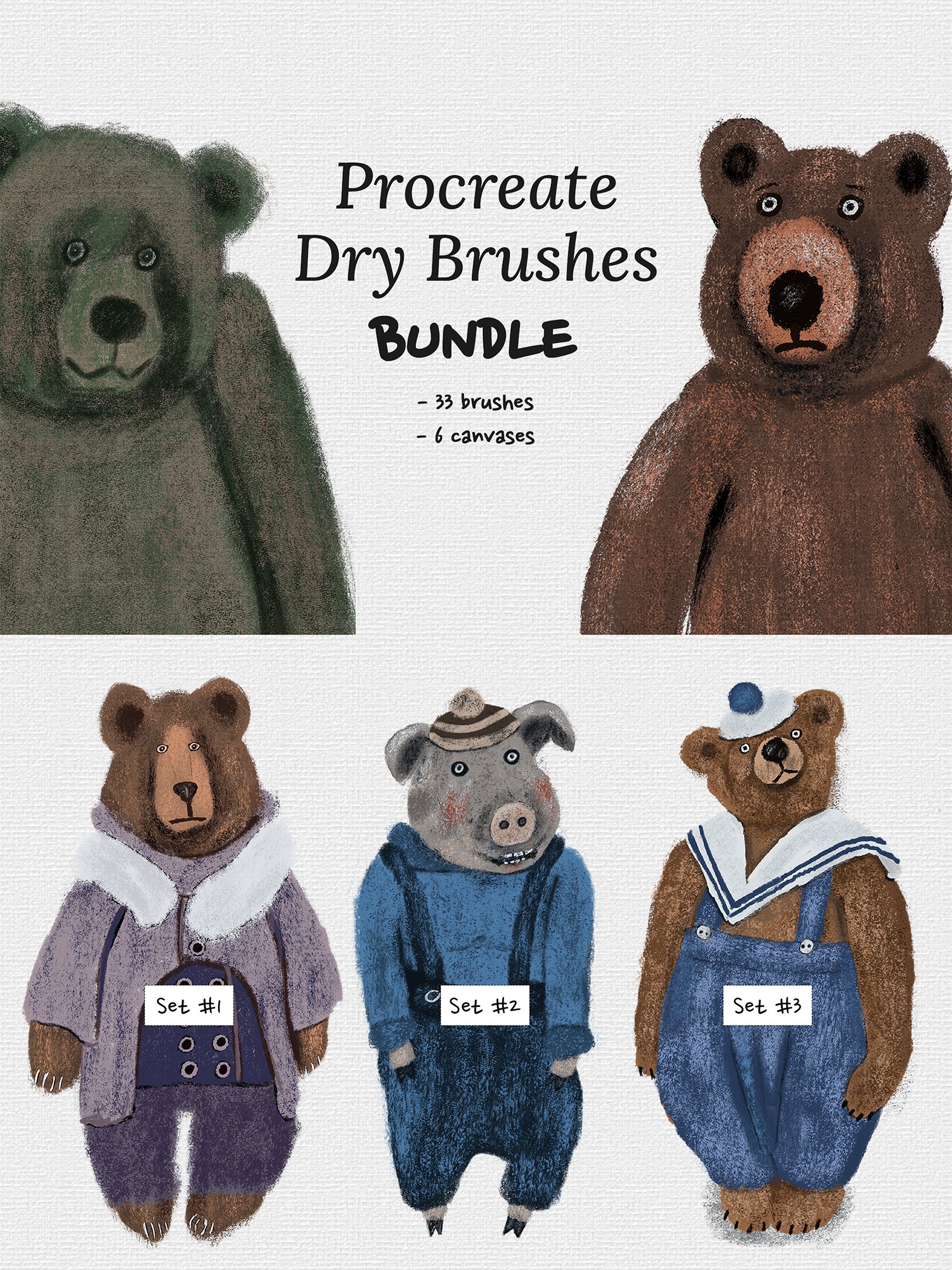 Procreate Dry Brushes | BUNDLE