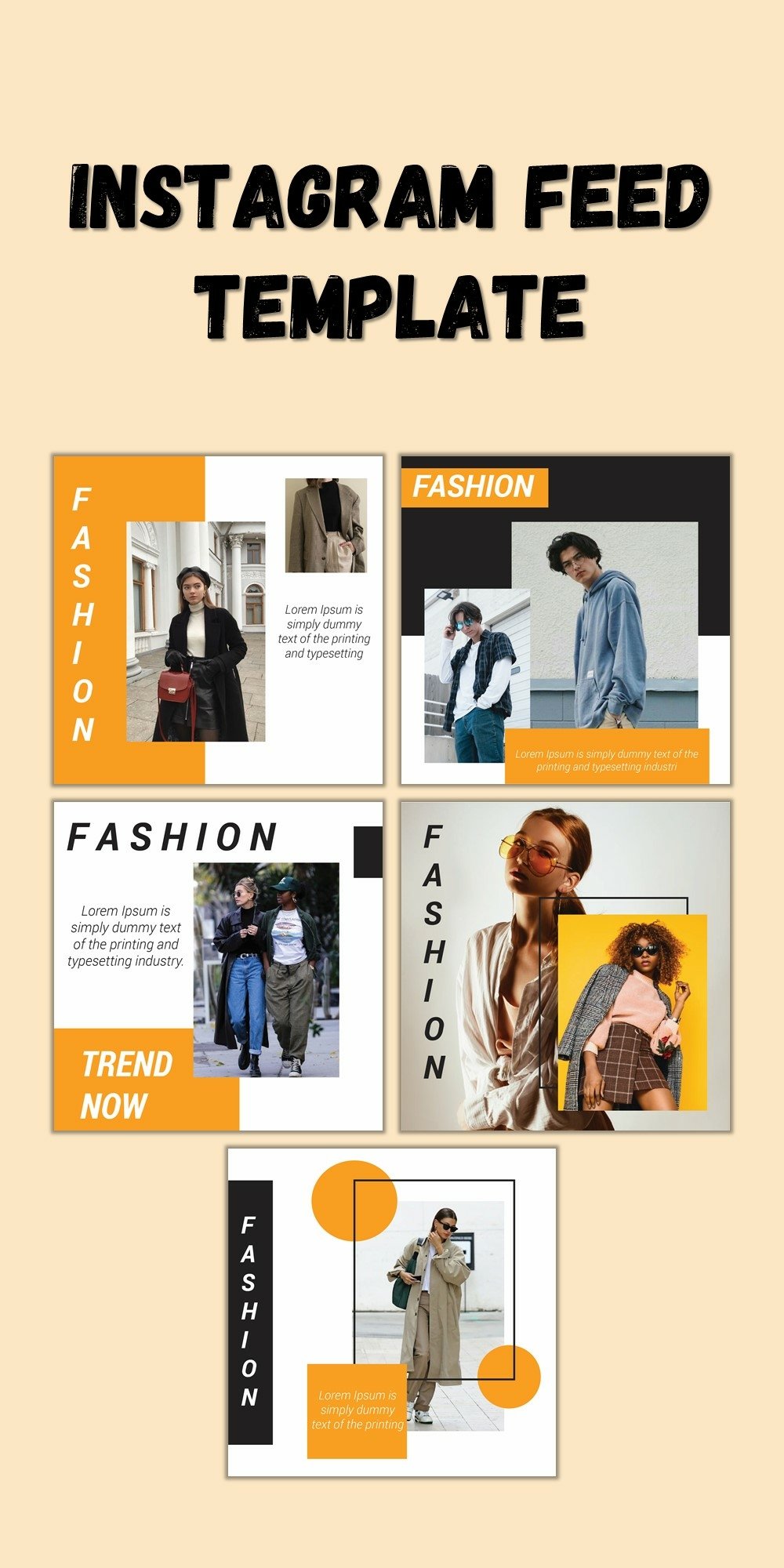 Template Instagram Feed - Fashion