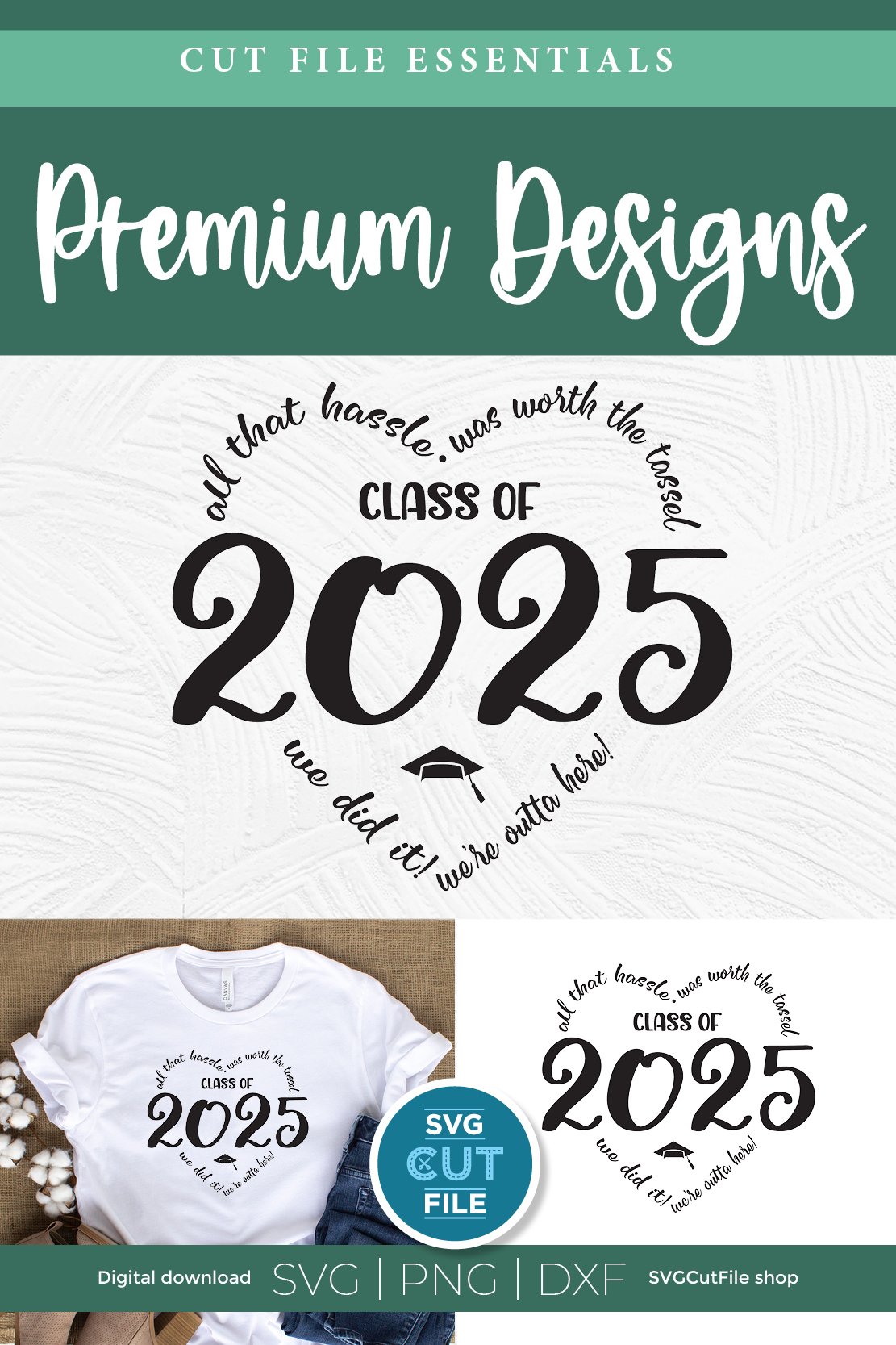 Class of 2025 svg, a 2025 seniors svg for Cricut crafters