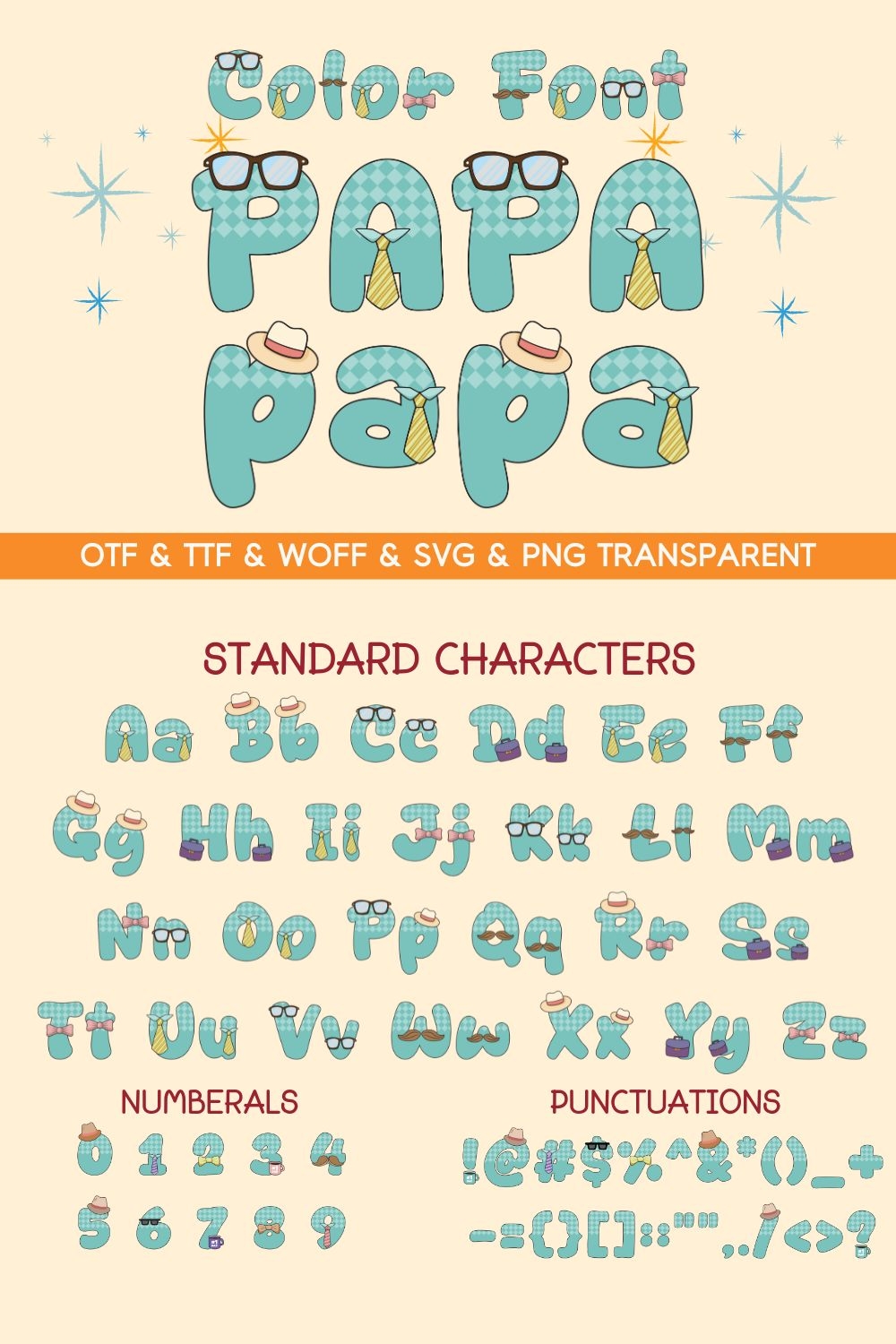 Papa Papa - Color Font