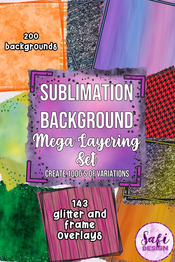 Sublimation Background Mega Layering Bundle