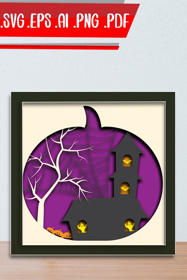 Halloween Layered Papercut 4