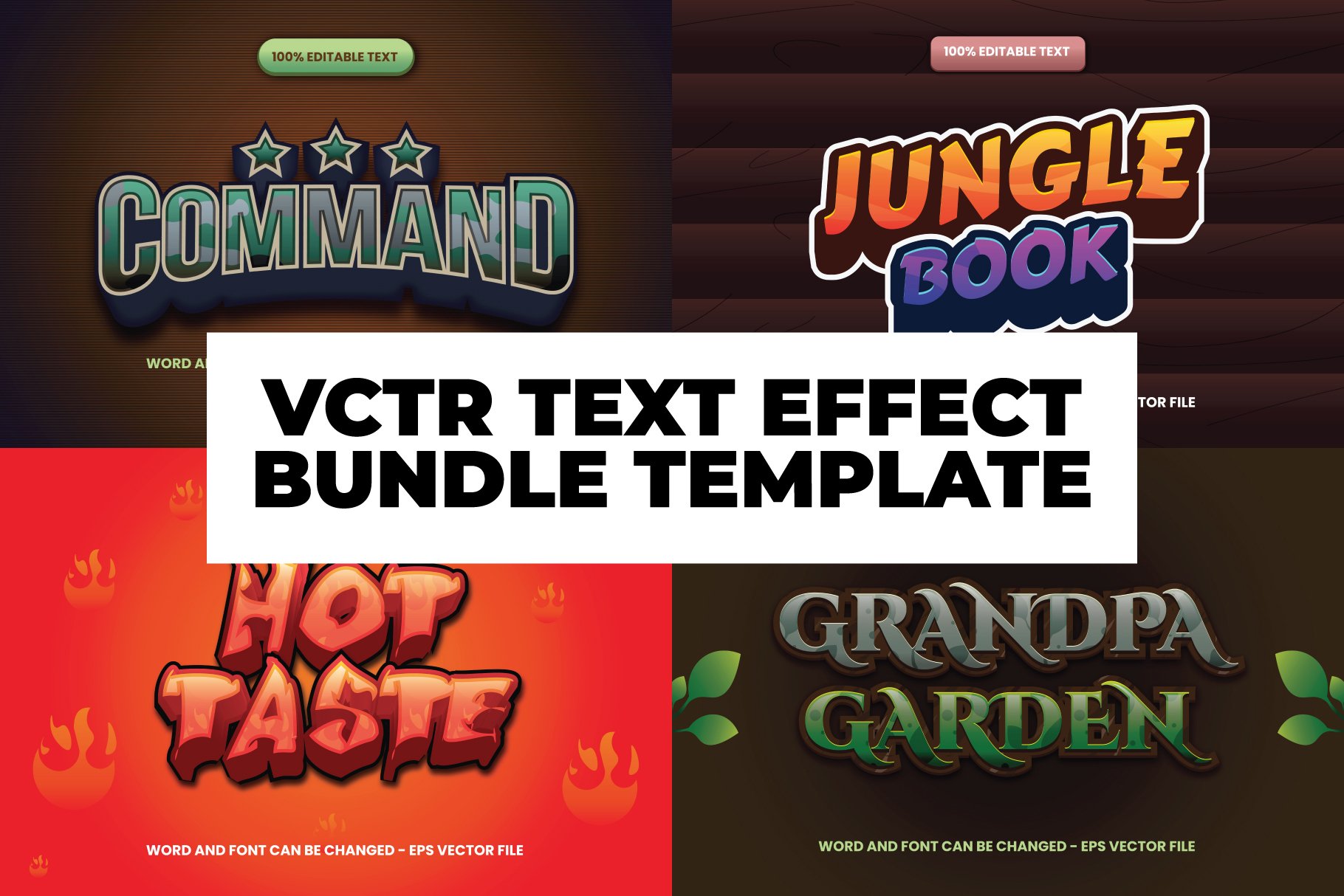 Command Army Editable Text Effect Vector Adobe Illustrator